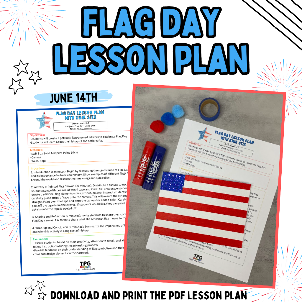 Flag Day Lesson Plan for Grades K-5 – TPG Creations/The Pencil Grip, Inc.