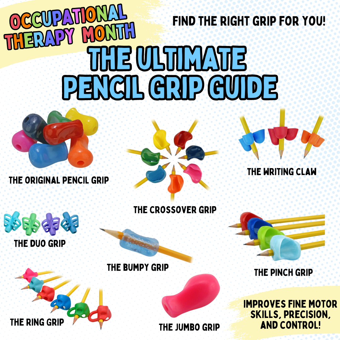 The Ultimate Pencil Grip Guide for OT Month! – TPG Creations/The Pencil ...