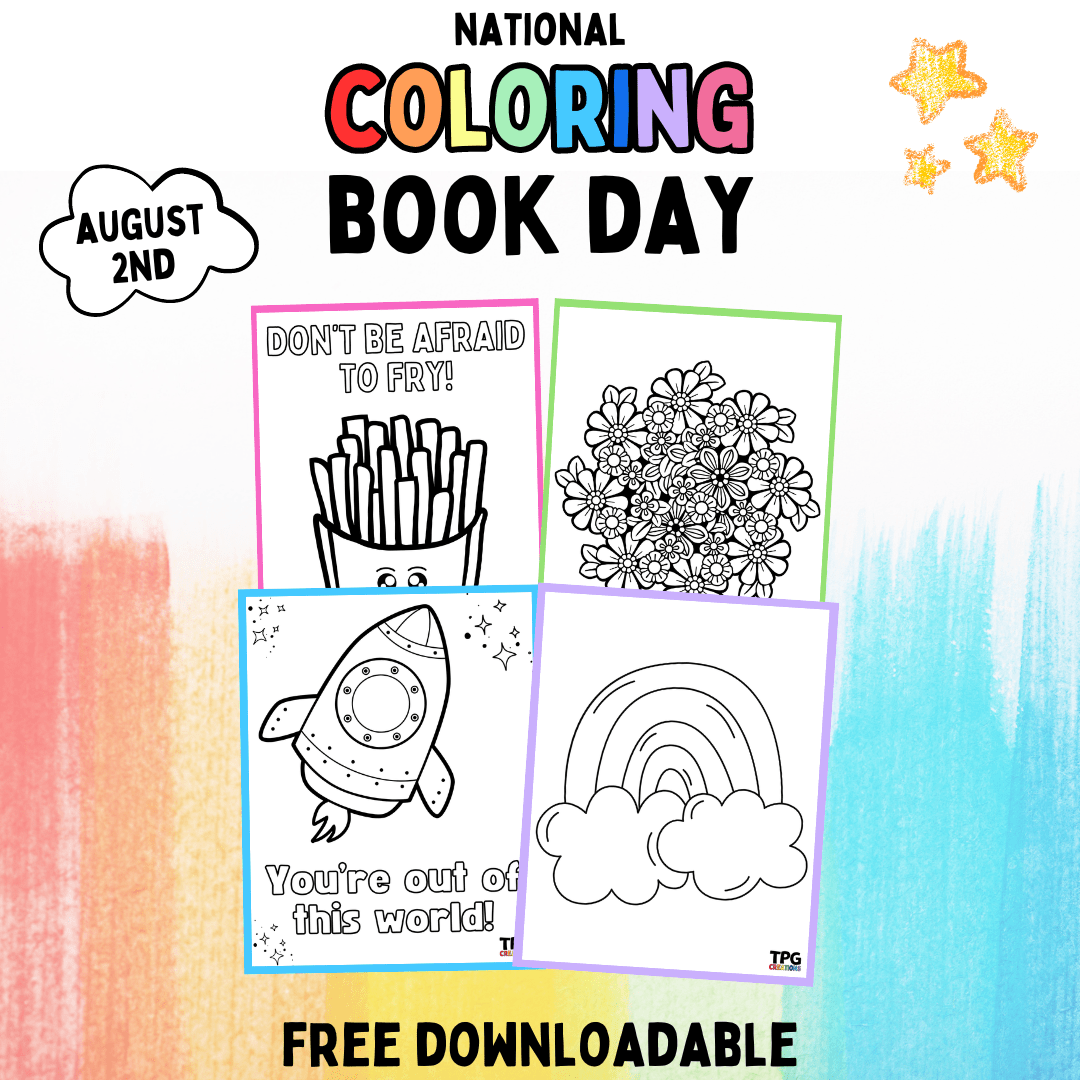 National Coloring Book Day - August 2nd – TPG Creations/The Pencil Grip ...