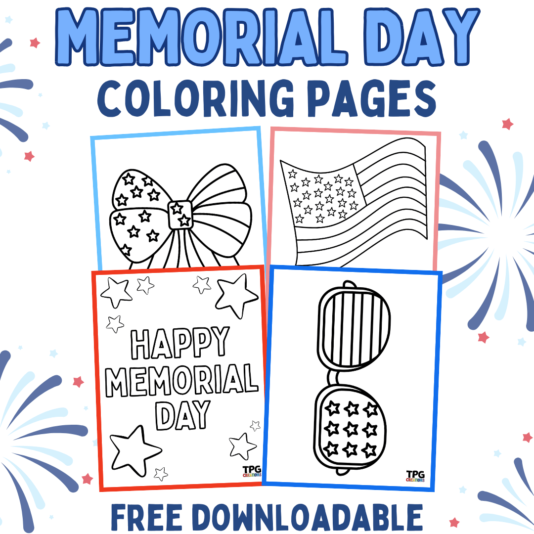Memorial Day Coloring Pages for Kids: Creative, No-Mess to Celebrate t ...