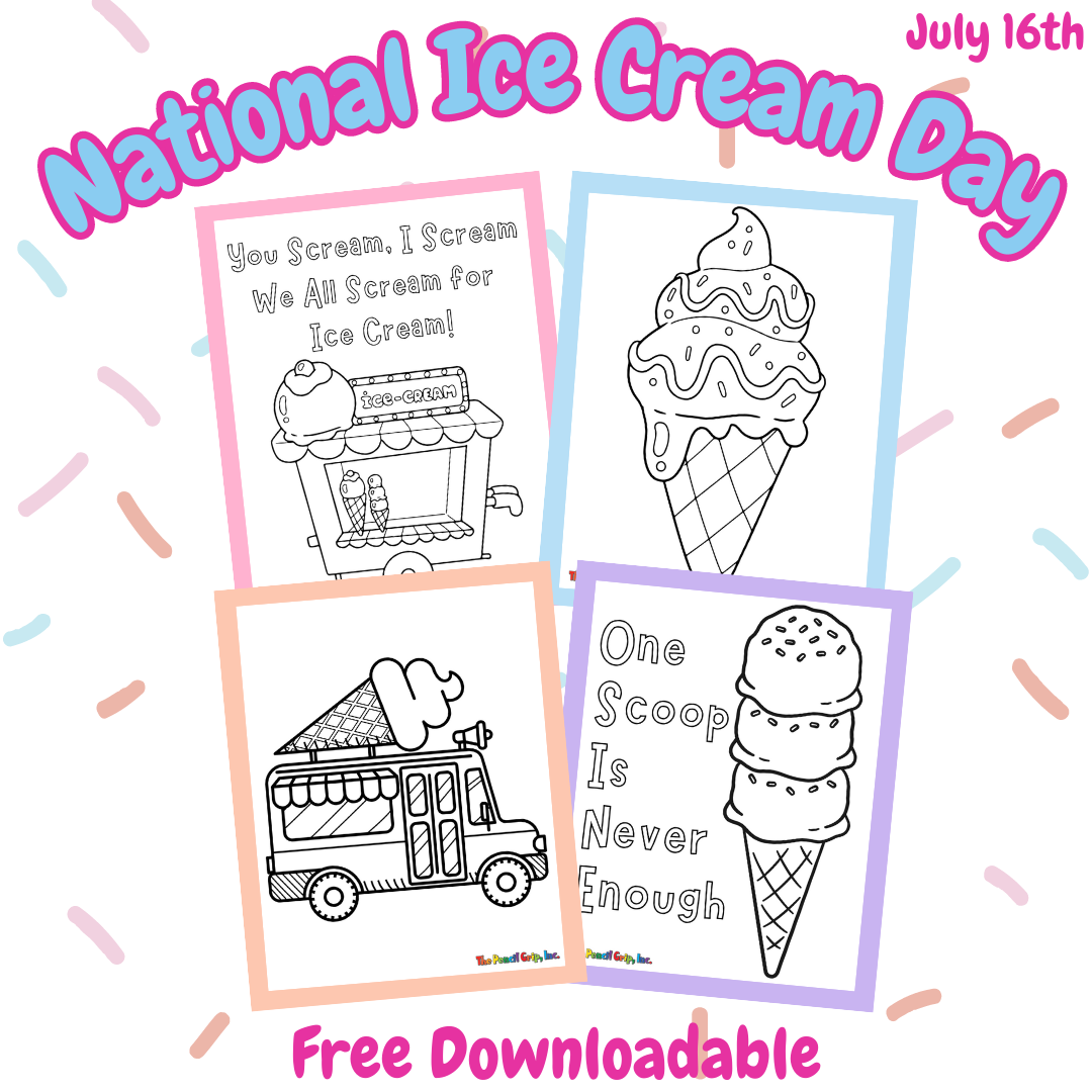 National Ice Cream Day- Free Downloadable Coloring Pages – TPG ...