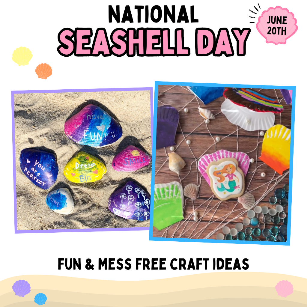 The Most Fun You'll Have with Seashells: National Seashell Day Crafts ...