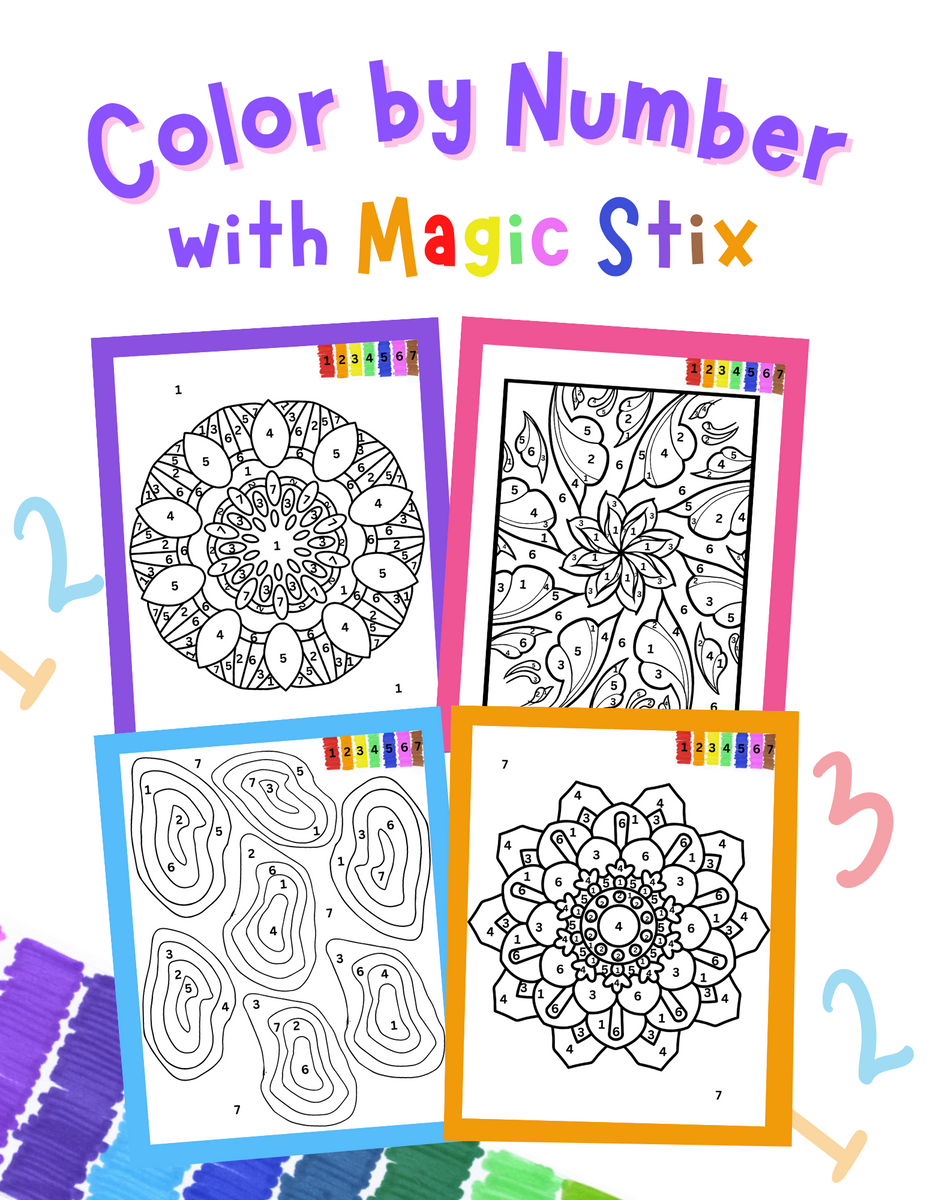 Color by Number with Magic Stix! – TPG Creations/The Pencil Grip, Inc.