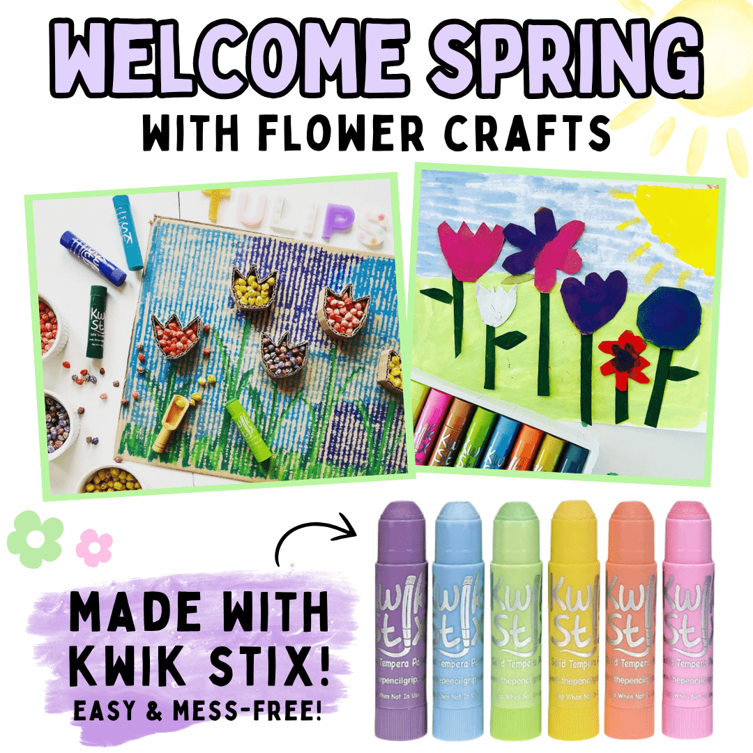 Welcome Spring with Flower Crafts Using Kwik Stix! – TPG Creations/The ...
