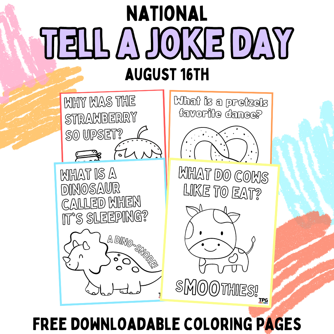 The Best Free Coloring Pages for National Tell a Joke Day! – TPG ...