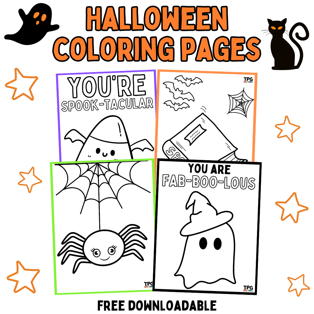 The Most Spooktacular Halloween Coloring Pages! Free Downloadable ...