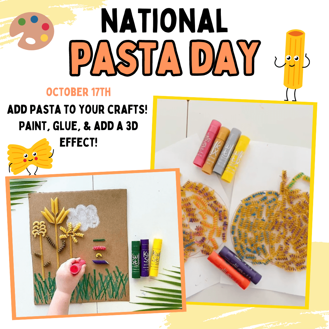 Get crafty on National Pasta Day! – TPG Creations/The Pencil Grip, Inc.