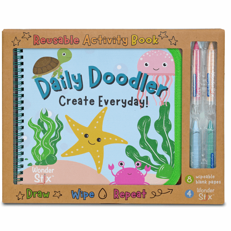 Daily Doodler Reusable Activity Book- Sea Life Cover – TPG Creations ...