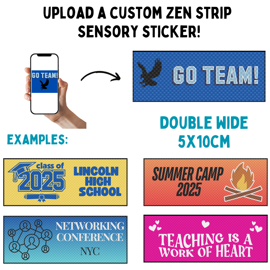 Custom Zen Strip: Upload Your Own Artwork, Double Wide, Starting at $1 ...