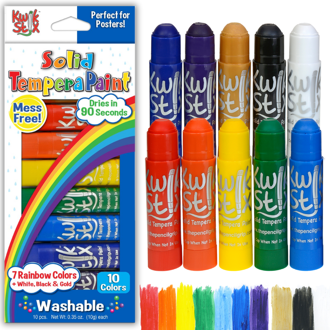 NEW! Kwik Stix Paint Sticks, Set of 10 Rainbow Colors – TPG Creations ...