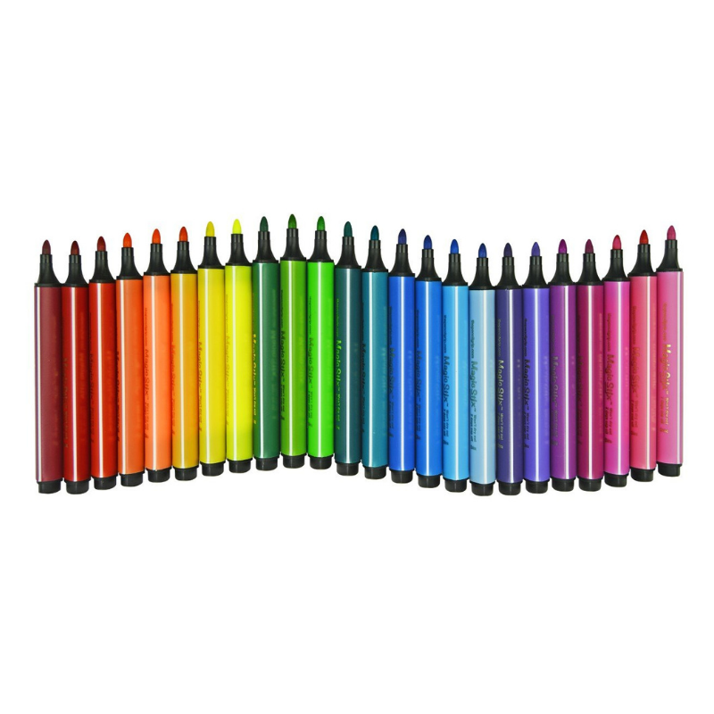 Triangular Magic Stix Markers, 24 Pack, Last 7 Days NO Cap! – TPG ...